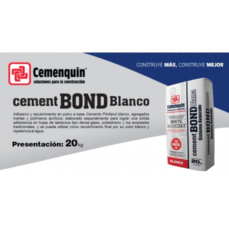 Cement Bond Blanco 20 kg, Cemenquin - Tools And Go